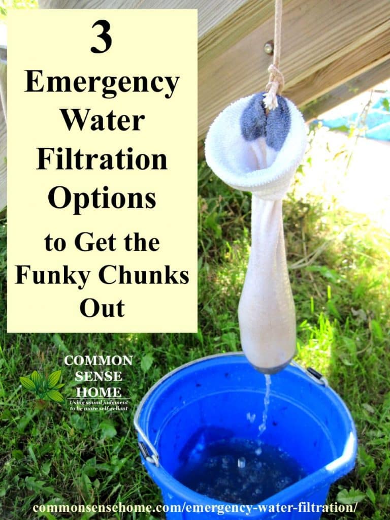 3 Emergency Water Filtration Options