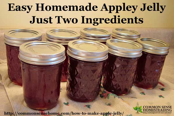 How to Make Apple Jelly - With Just Two Ingredients