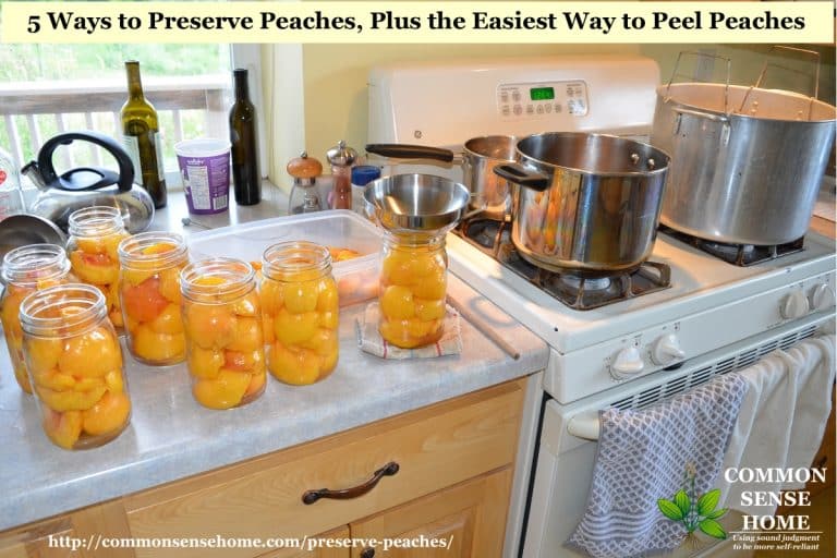5 Ways to Preserve Peaches - Plus the Easiest Way to Peel Peaches