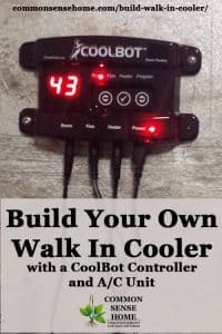 Build Your Own Walk In Cooler with a CoolBot Controller & A/C Unit