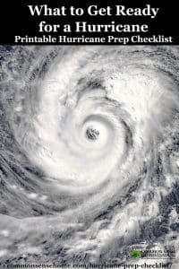 Printable Hurricane Prep Checklist