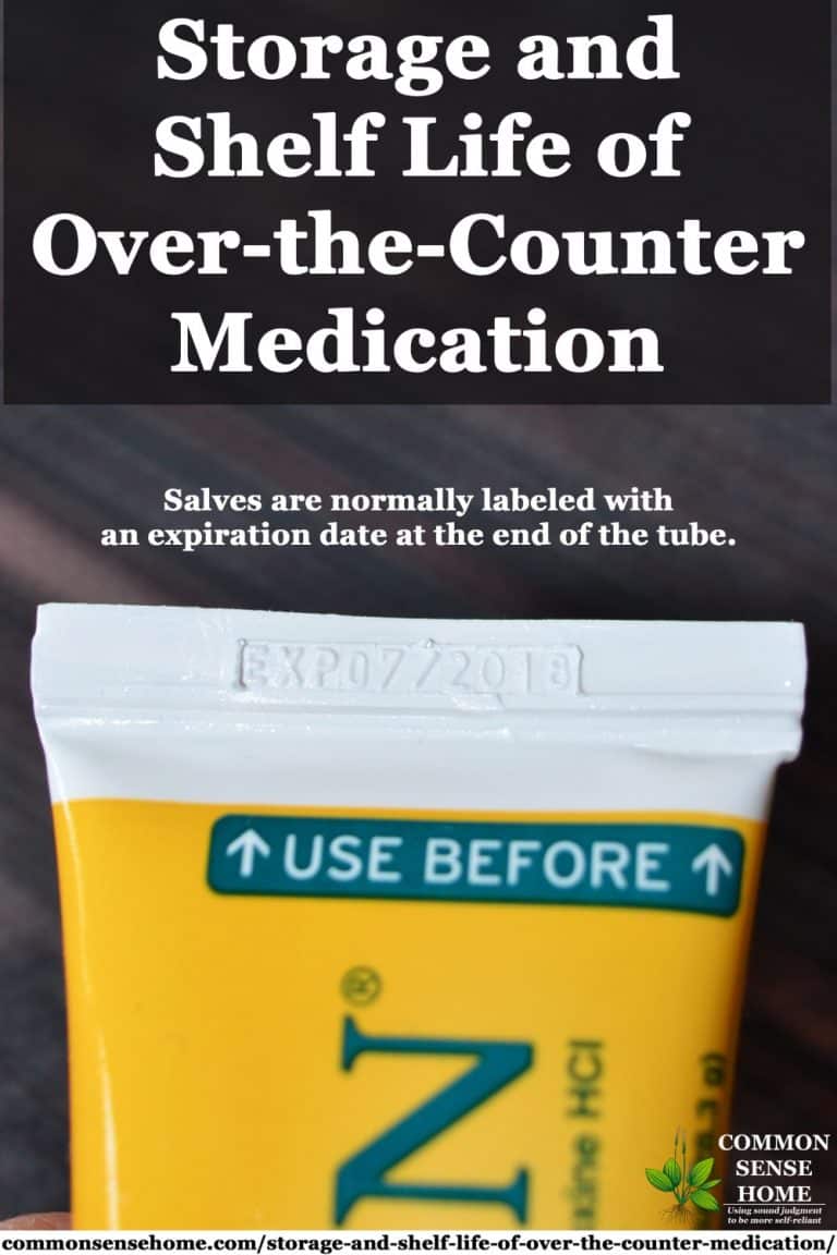 Storage and Shelf Life of Over-the-Counter Medication