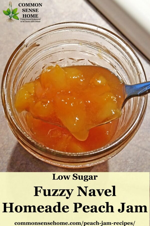 Peach Jam Recipes - Peach Vanilla and Fuzzy Navel
