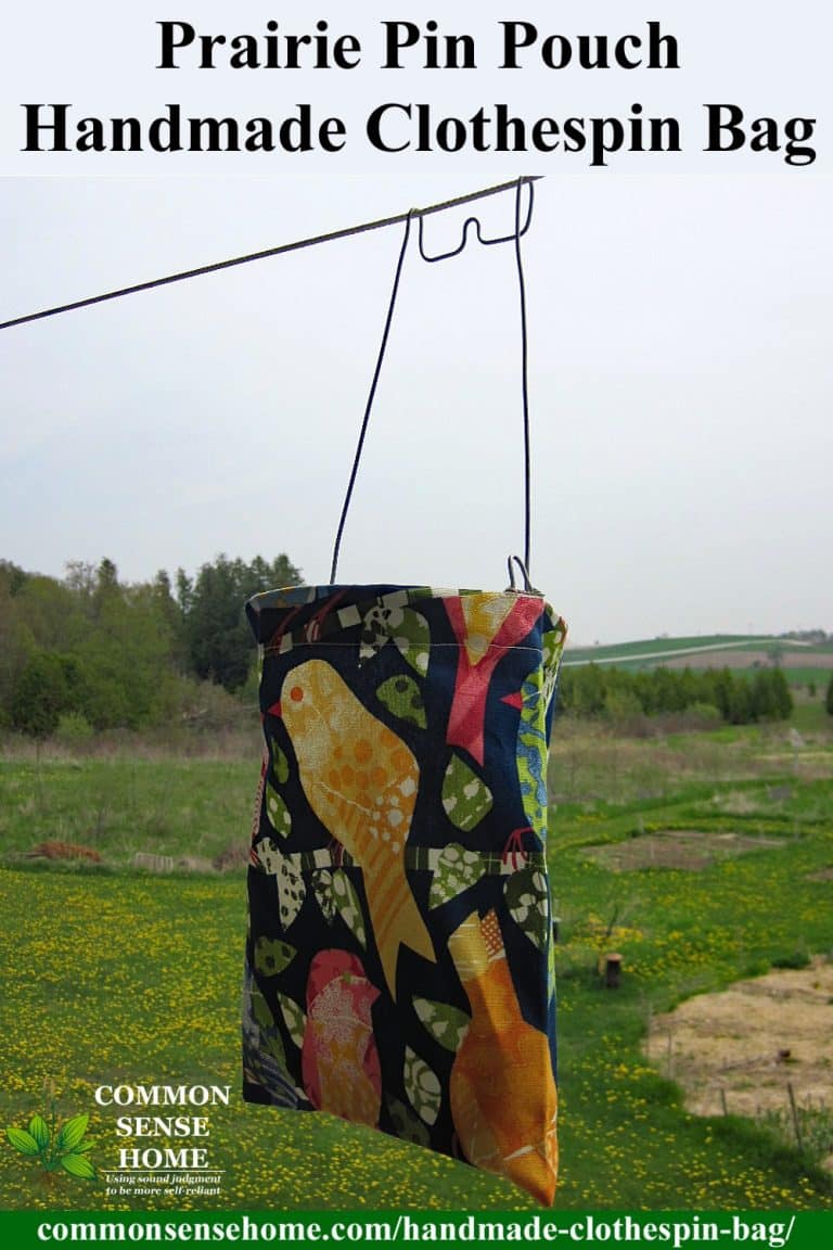 Prairie Pin Pouch Handmade Clothespin Bag - Made for Heavy Use