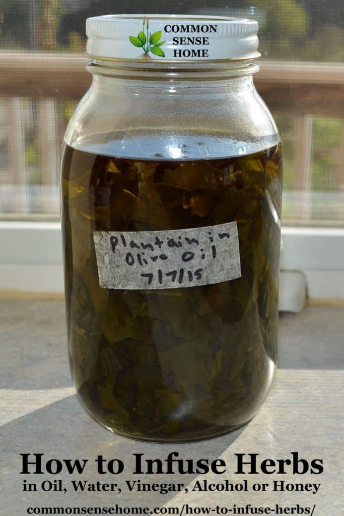 How to Infuse Herbs in Oil, Water, Vinegar, Alcohol or Honey