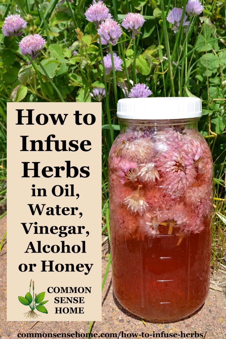 How to Infuse Herbs in Oil, Water, Vinegar, Alcohol or Honey