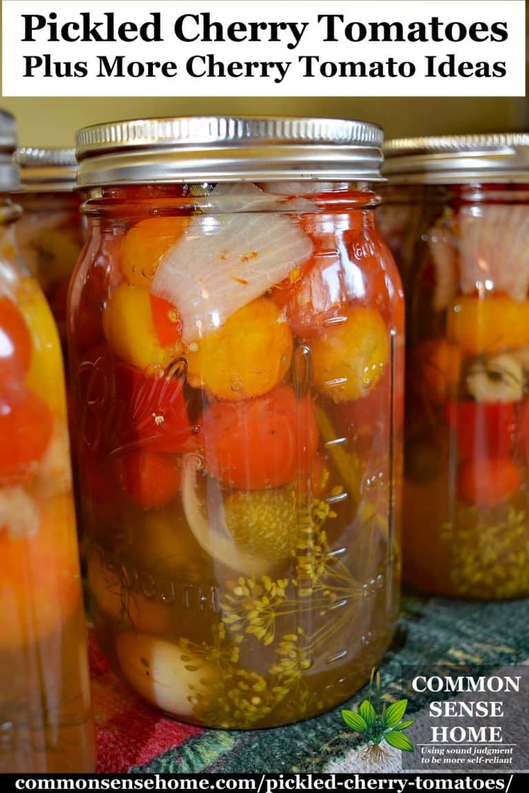 Pickled Cherry Tomatoes, Plus More Cherry Tomato Ideas
