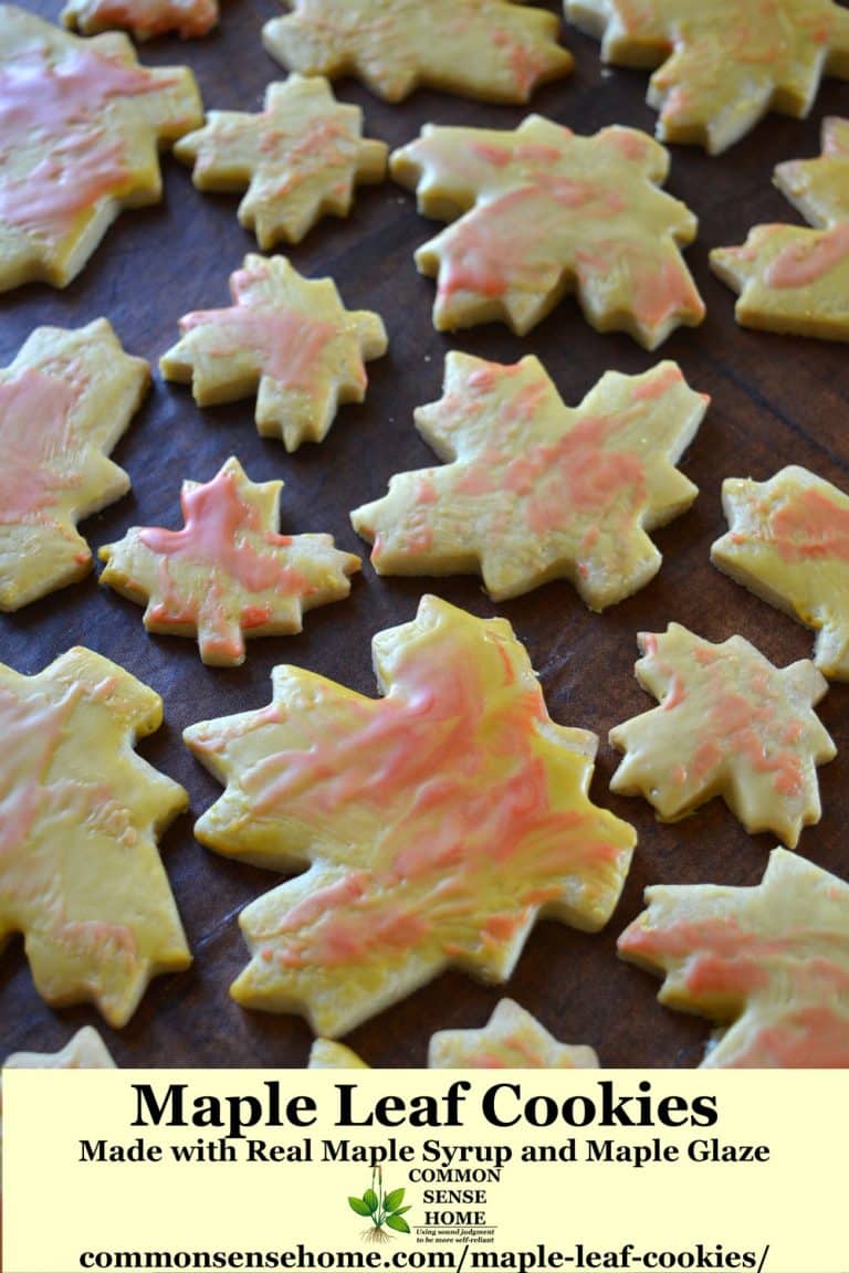 Maple Leaf Cookies Made with Real Maple Syrup & Maple Glaze