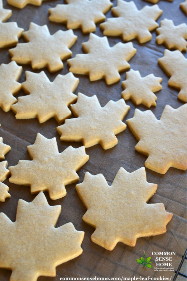 Maple Leaf Cookies Made with Real Maple Syrup & Maple Glaze