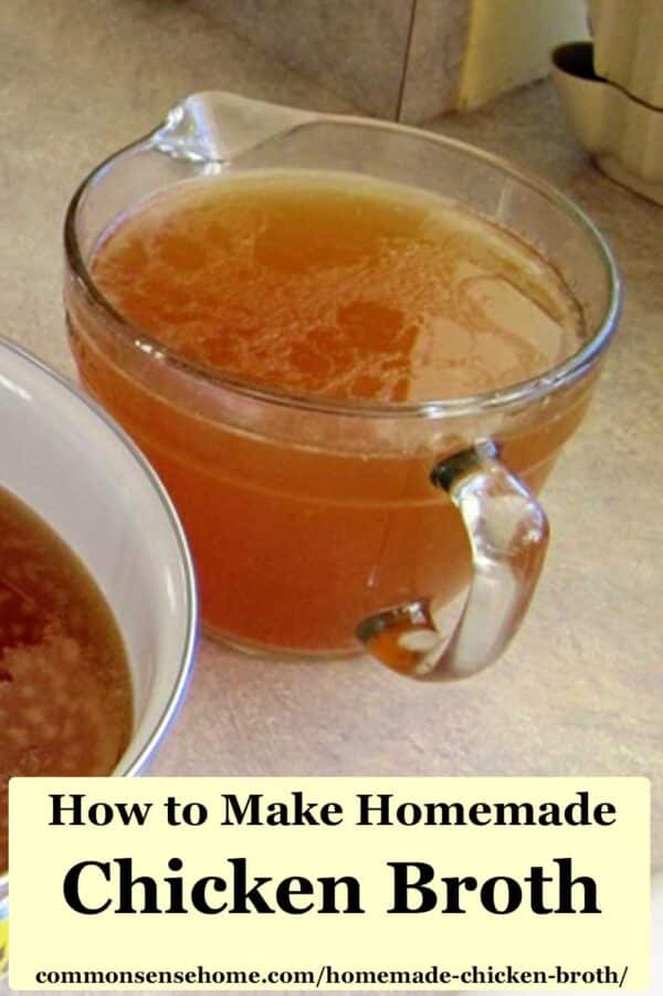 How to Make Homemade Chicken Broth