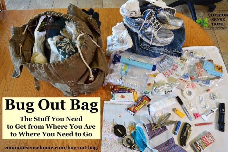 Bug Out Bag (BOB) or "Get Home Bag" DIY Checklist