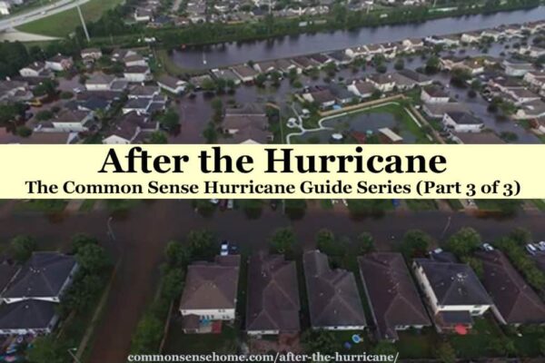 After the Hurricane - The Common Sense Hurricane Guide Series