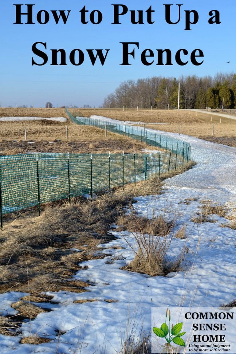 How to Put Up a Snow Fence (With Photos and Video)
