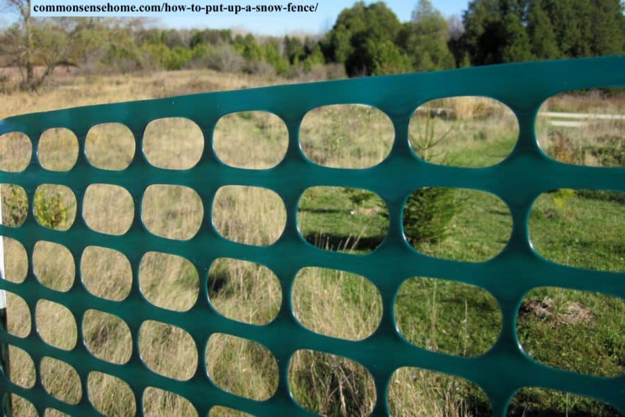 How to Put Up a Snow Fence (With Photos and Video)