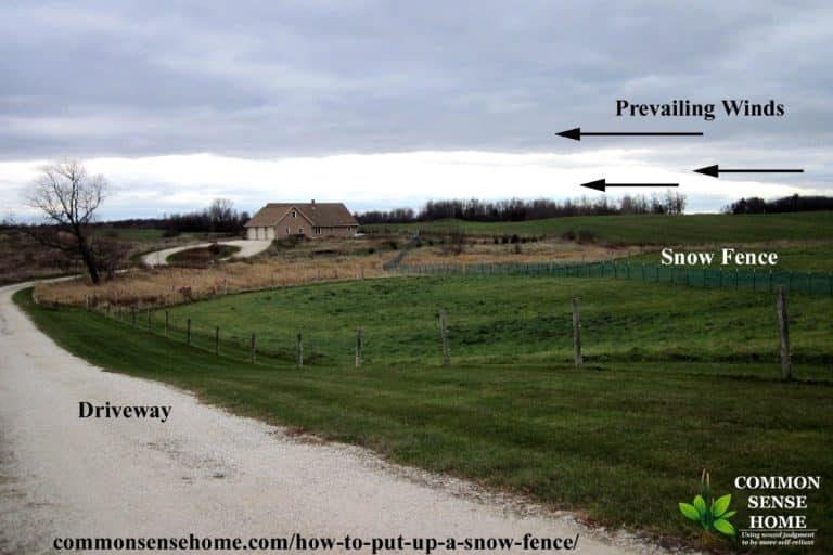 How to Put Up a Snow Fence (With Photos and Video)