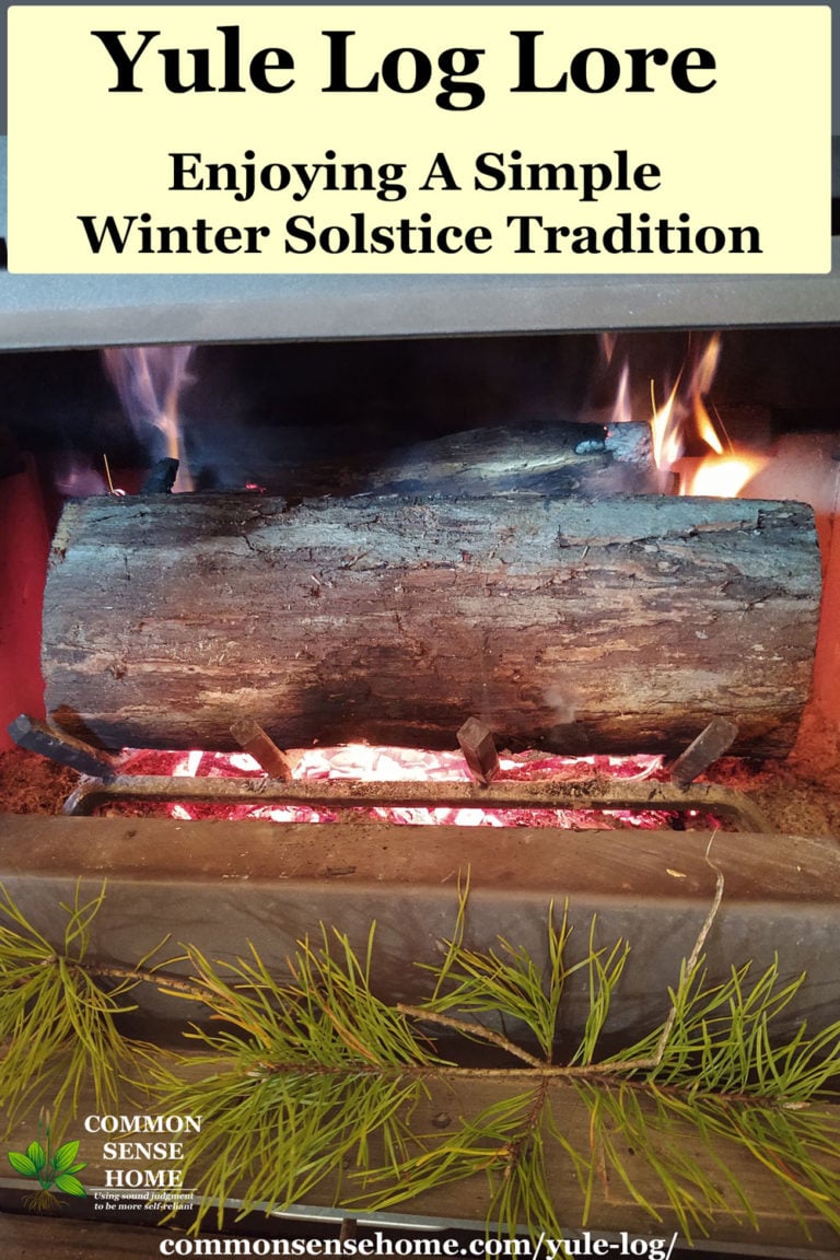 Yule Log - Enjoying A Simple Winter Solstice Tradition