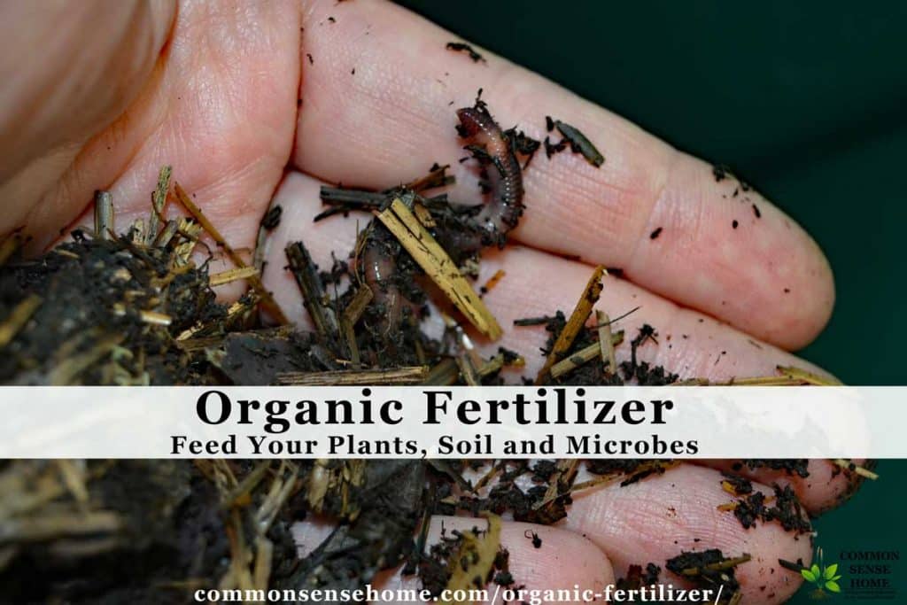 Organic Fertilizer - Feed Your Plants, Soil and Microbes