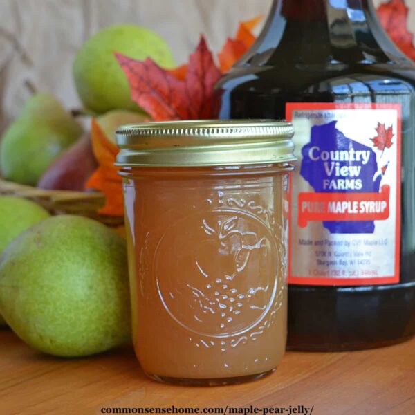 Maple Pear Jelly - Easy Jelly with Rich Caramel Notes