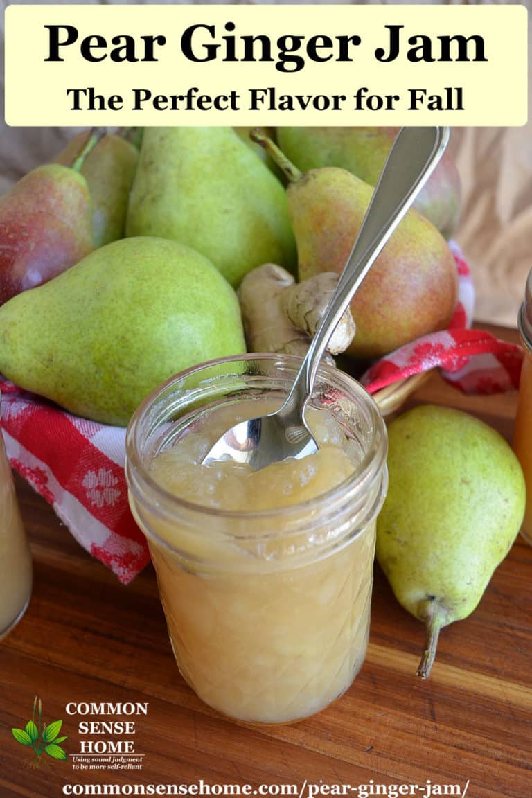 Pear Ginger Jam Recipe - The Perfect Flavor for Fall