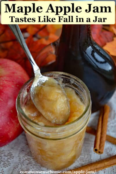 Maple Apple Jam Recipe - Tastes Like Fall in a Jar