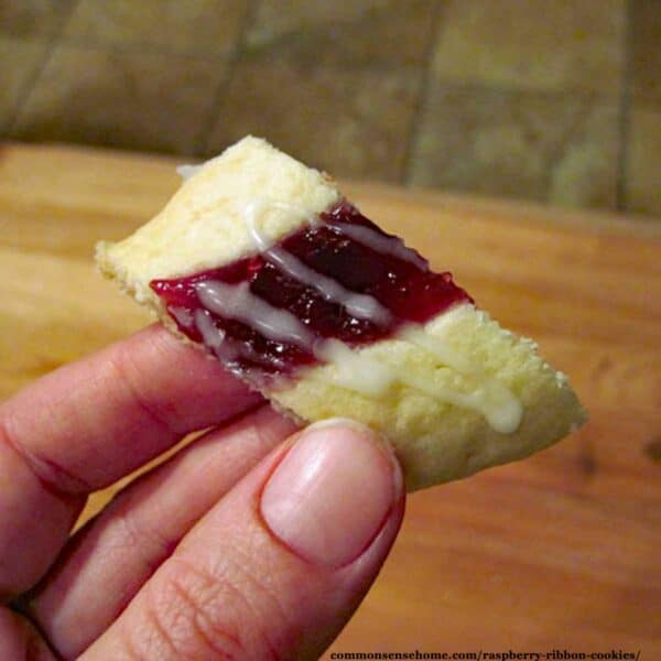 Raspberry Ribbon Cookies - Buttery Cookies and Raspberry Jam