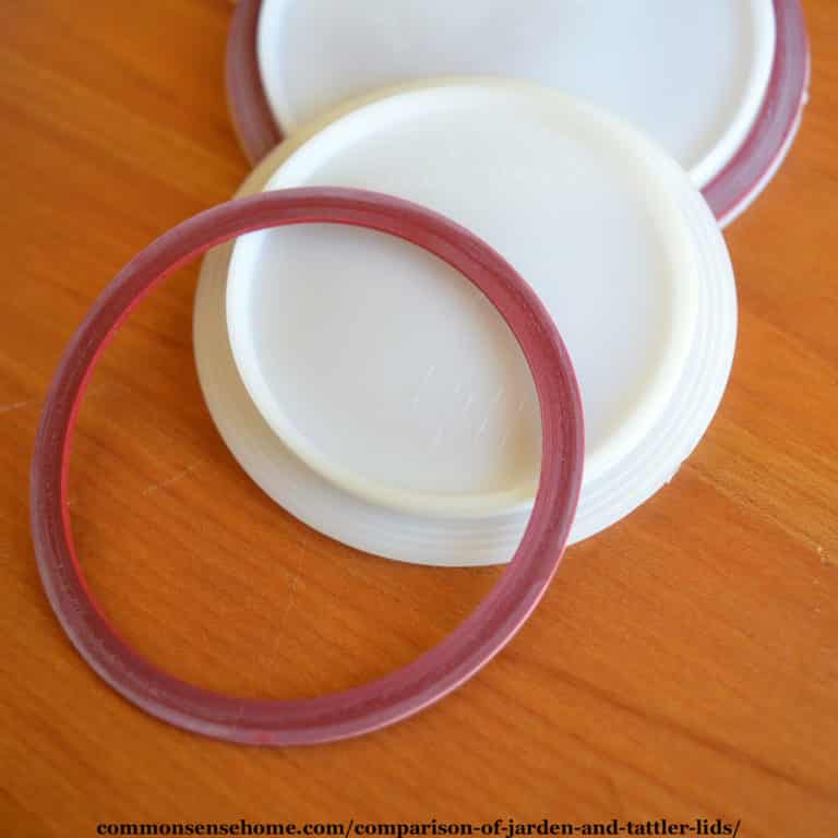 Comparison of Metal Lids and Tattler Lids (Reusable Lids)