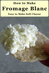 Fromage Blanc Recipe - Easy to Make Soft Cheese