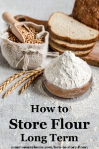 How to Store Flour Long Term