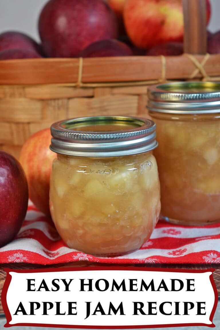 Easy Apple Jam with Less Sugar