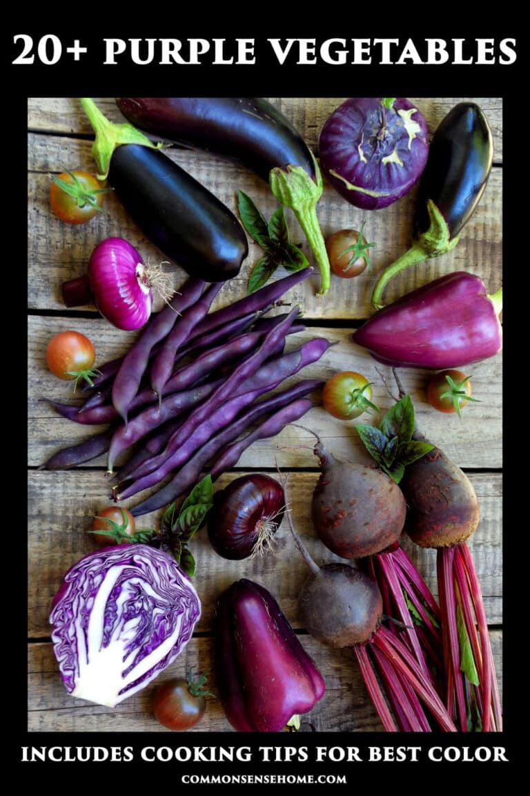 Purple Vegetables - Includes Photos & Cooking Tips