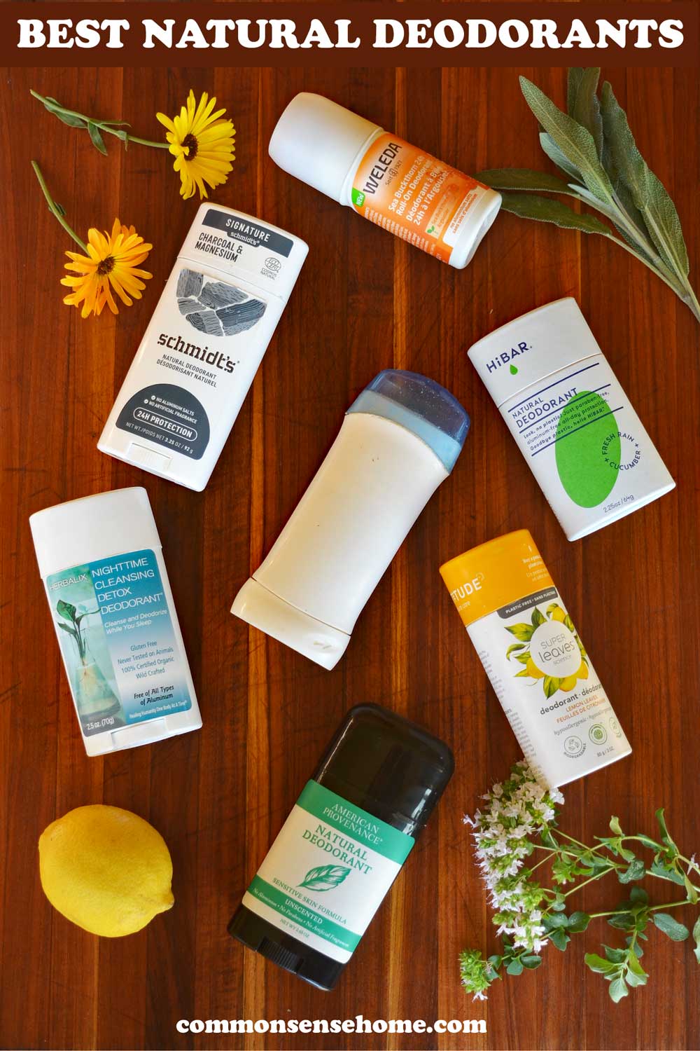 Easy Homemade Deodorant & The Best Natural Deodorants