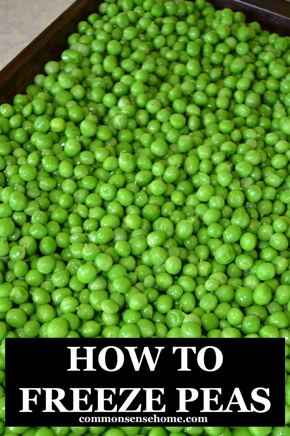 How to Freeze Peas from the Garden