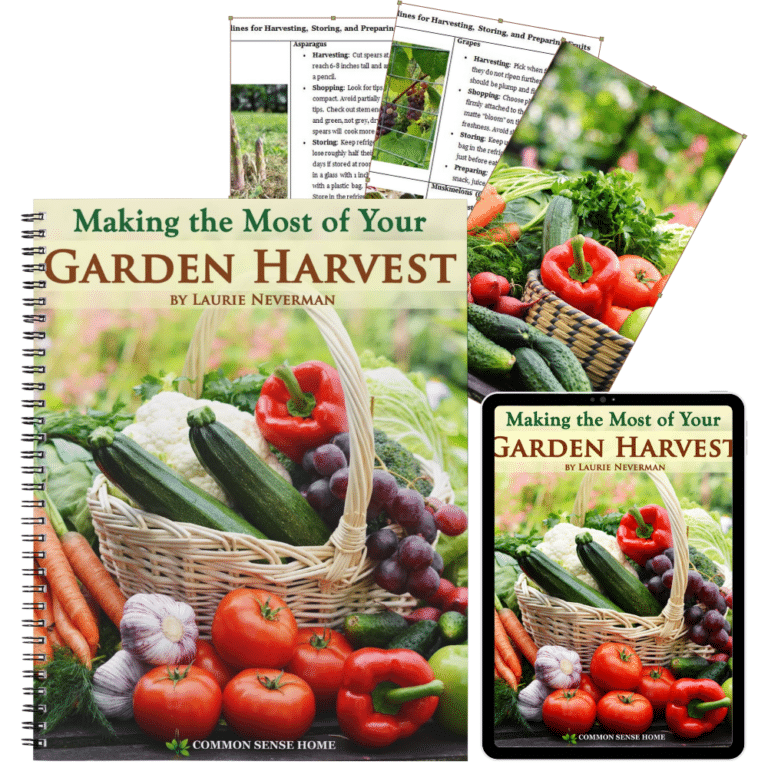 Making the Most of Your Garden Harvest - Common Sense Home