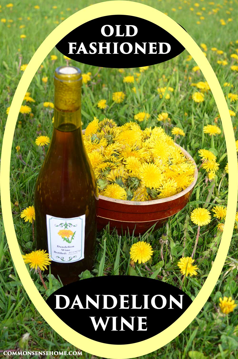 Old-Fashioned Dandelion Wine Recipe - A Warm & Golden Tipple